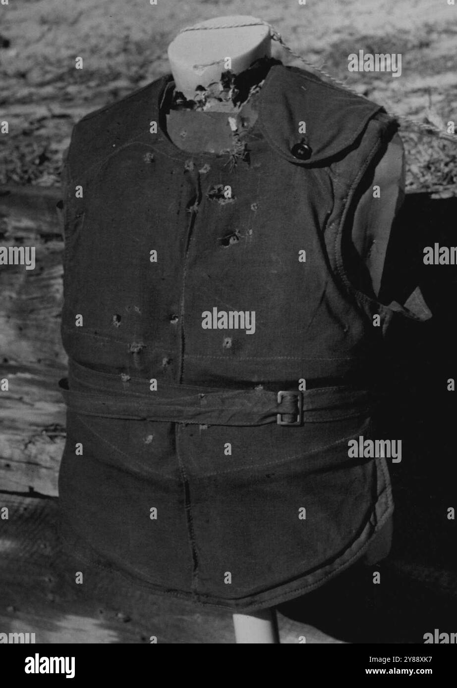 Bullet Proof Vest - War File (See Also Armour). September 28, 1943 ...