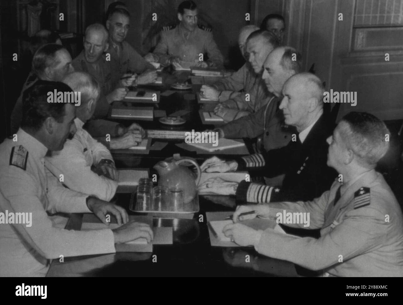 Combined Chiefs of Staff in Session -- The combined chiefs of Staff of ...