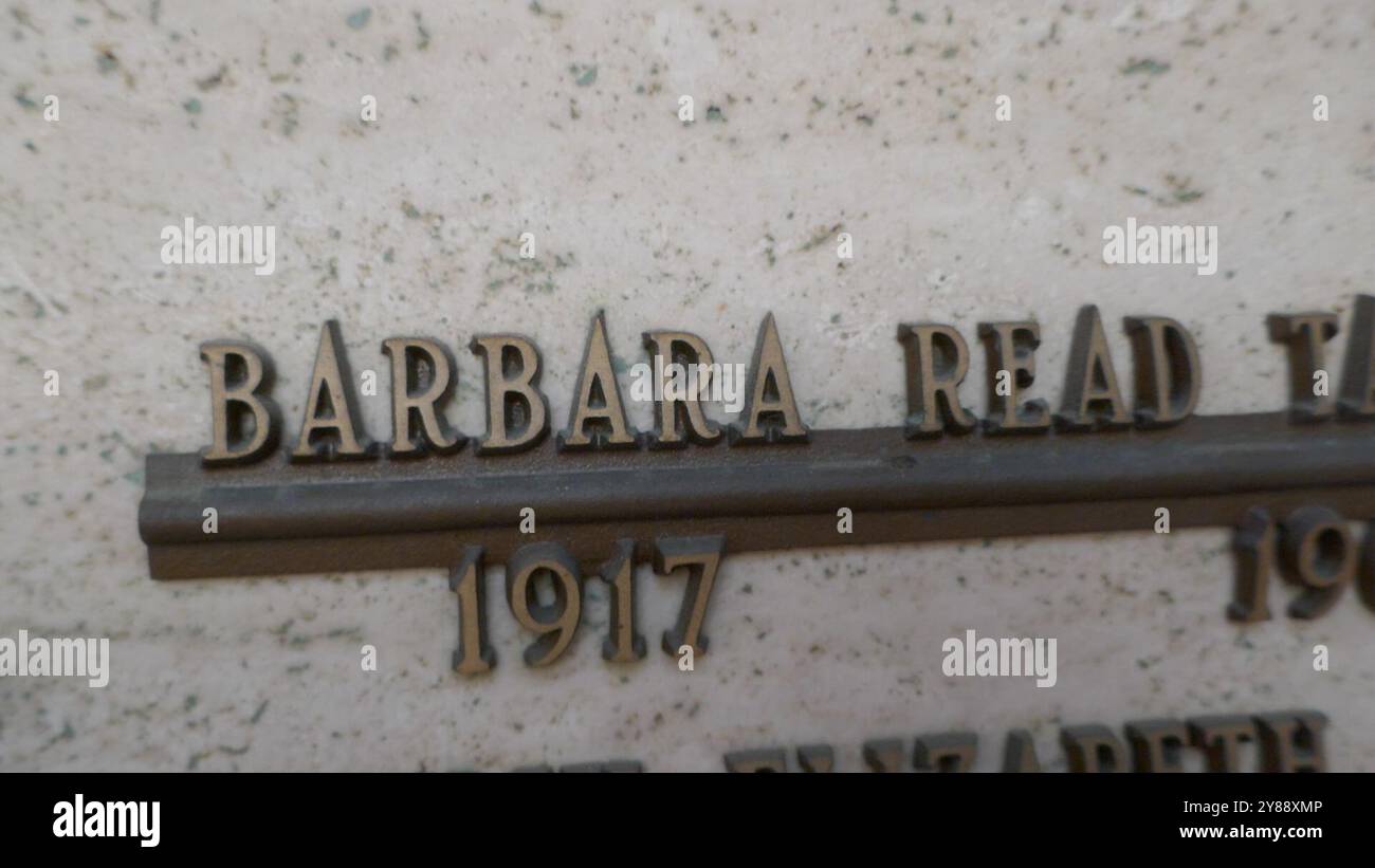 Anaheim, California, USA 2nd October 2024 Actress Barbara Read Grave in ...