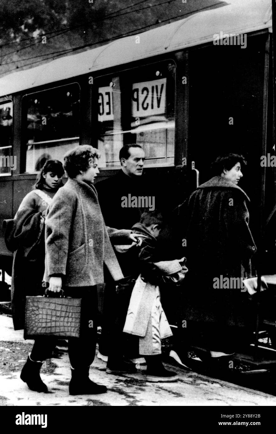 Ex-President And Familya Arrive In Switzerland -- Col. Jacobo Arbenz ...