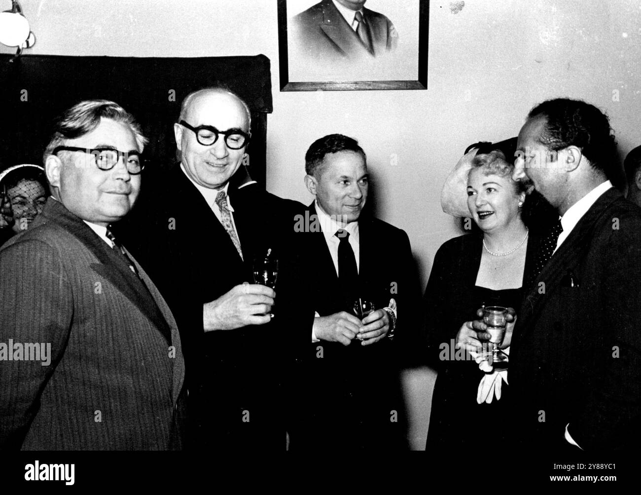 Pearson, Alan Blake, Antonov, Mrs. Blake. June 21, 1955 Stock Photo - Alamy