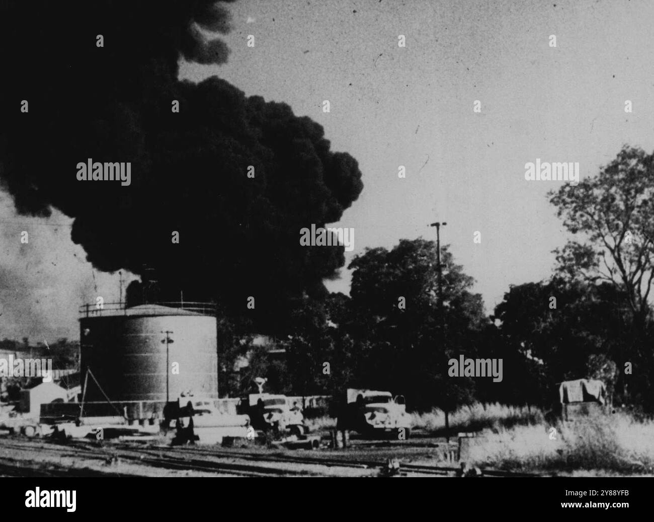 Military - Australia - Darwin, Bombing and Damage. June 29, 1942 Stock ...