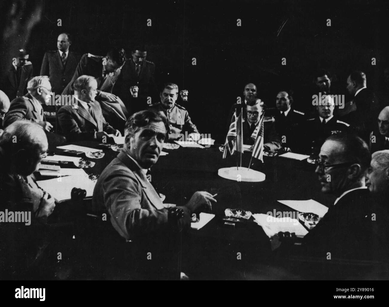 Big Three Conference, Berlin... In the conference room. In the ...