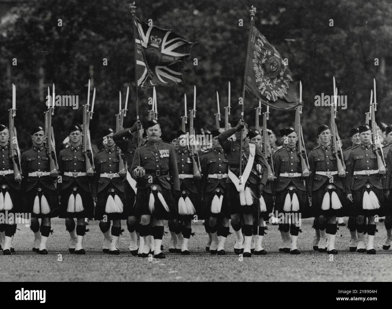 With Colors Filming -- The 2nd. Battalion Queen's Own Cameron ...