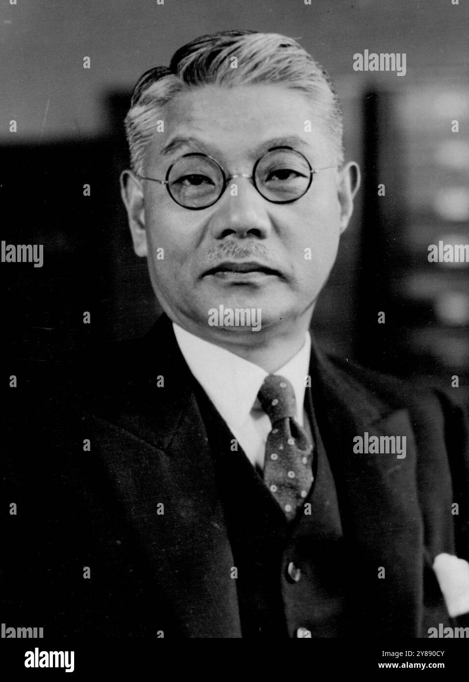 Mr. Hachiro Arita, Foreign Minister in the Hirota Cabinet. October 19 ...