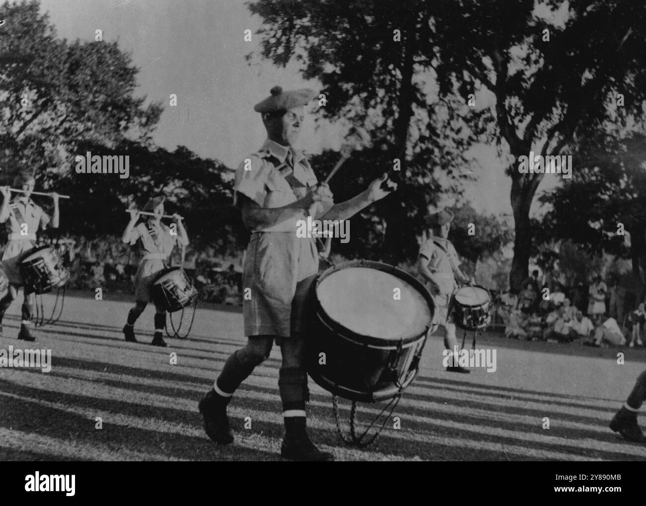 Cameronian Band Playing In The Middle East -- Shot taken as the band ...