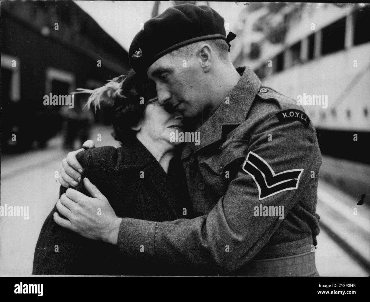 Hurled Grenade Thrown At Him Out Of Window. Mother Meets K.O.Y.L.I. Hero Son -- Corporal Dennis ...