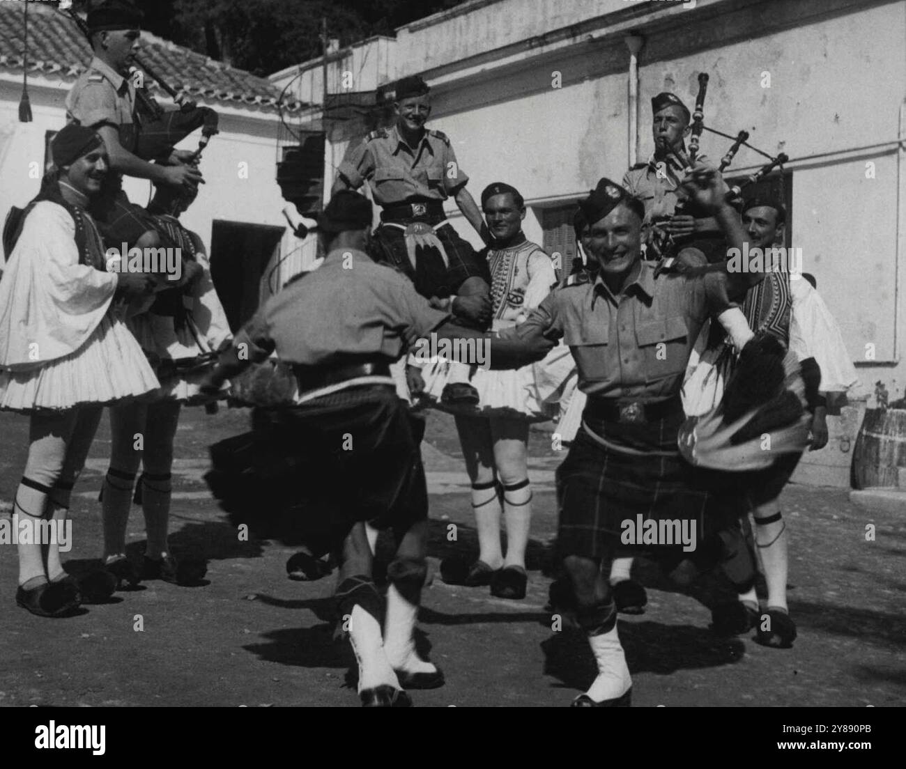 The Kilties -- With sporrans flying and kilts awhirl, men of the ...