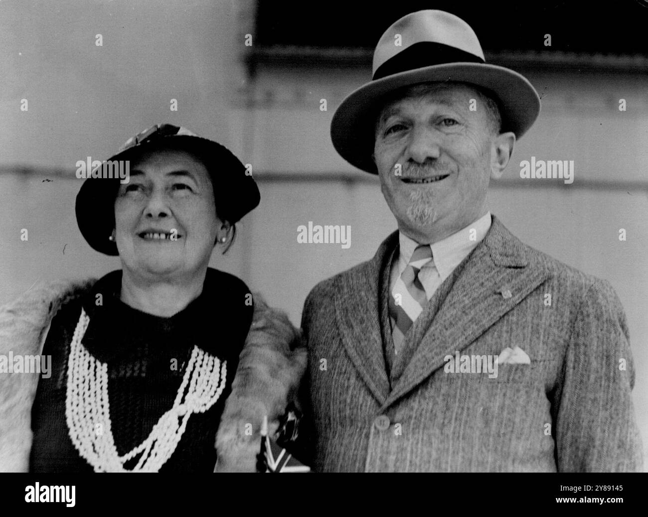 Mr. Frank Albert. August 18, 1935 Stock Photo - Alamy