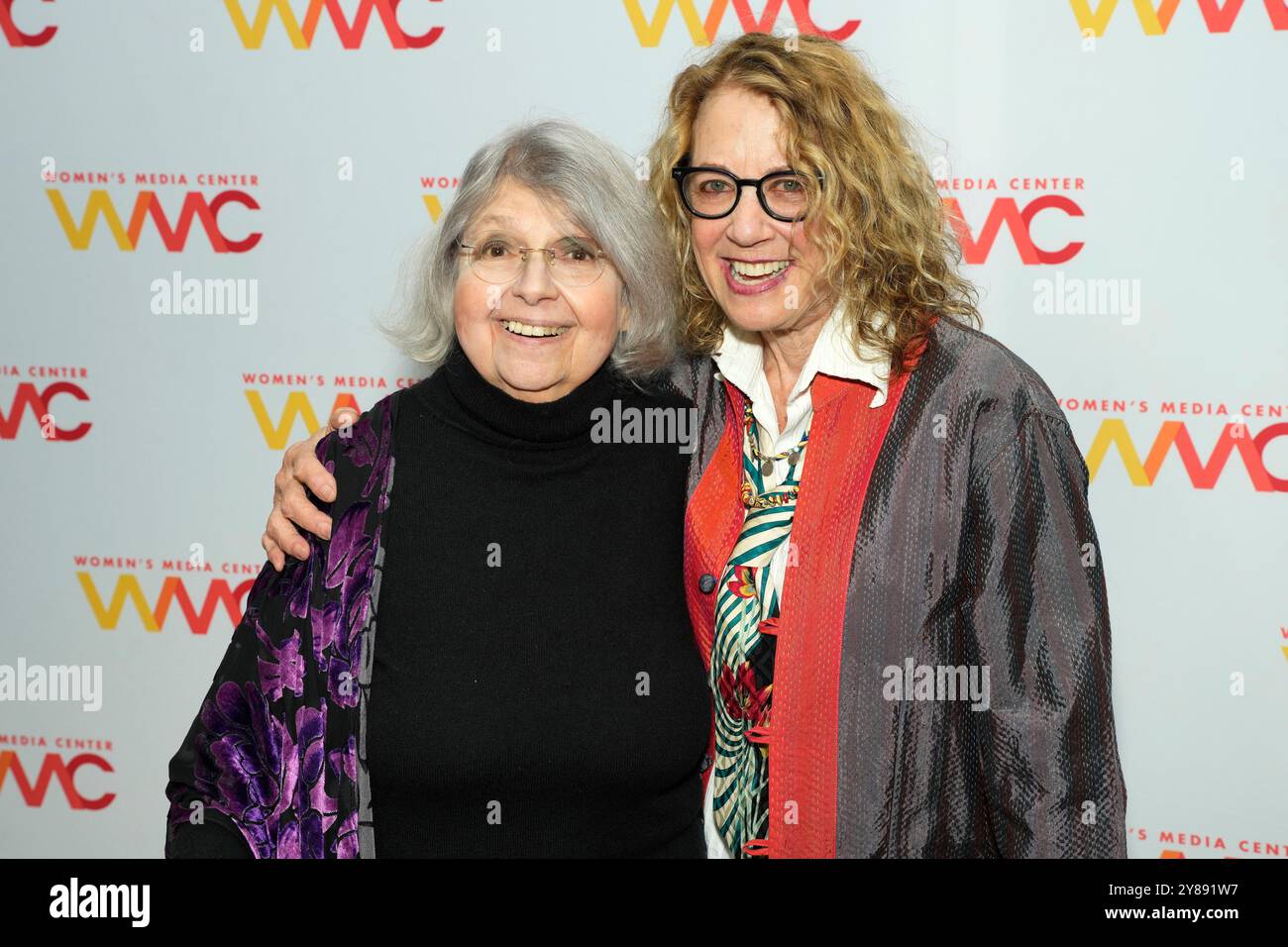 Robin Morgan, left, and Donna Deitch attend the Women's Media Center's ...