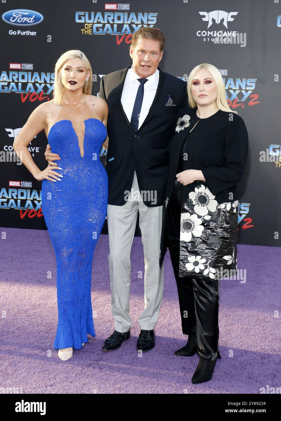 David Hasselhoff, Hayley Hasselhoff and Taylor Ann Hasselhoff at the ...
