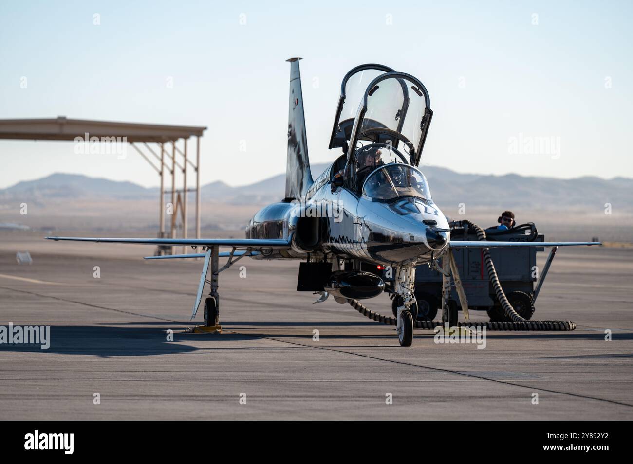 A U.S. Air Force T-38 Talon assigned to the 87th Flying Training ...