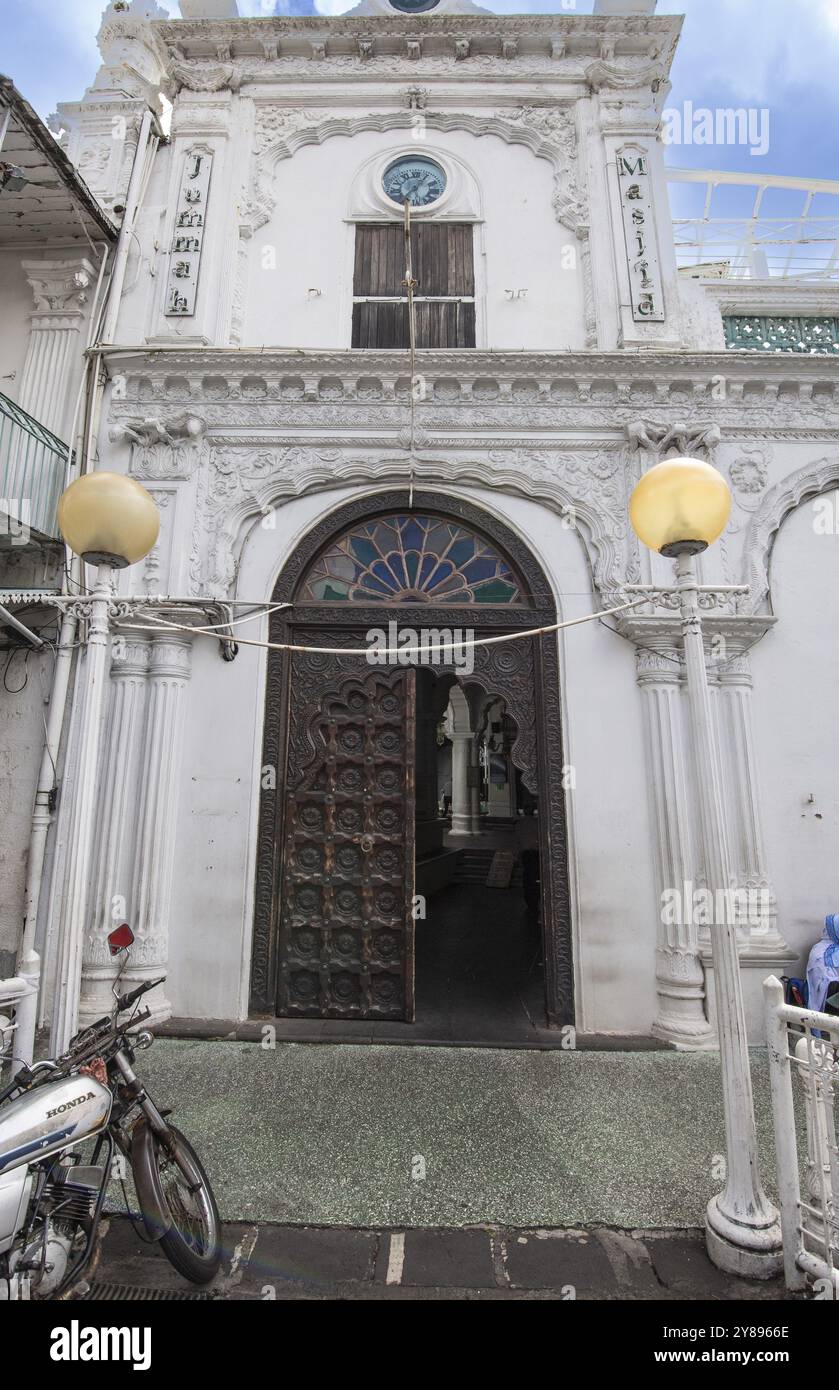 Entrance, Jummah Masjid, Mosque, Port Luis, Indian Ocean, Island ...