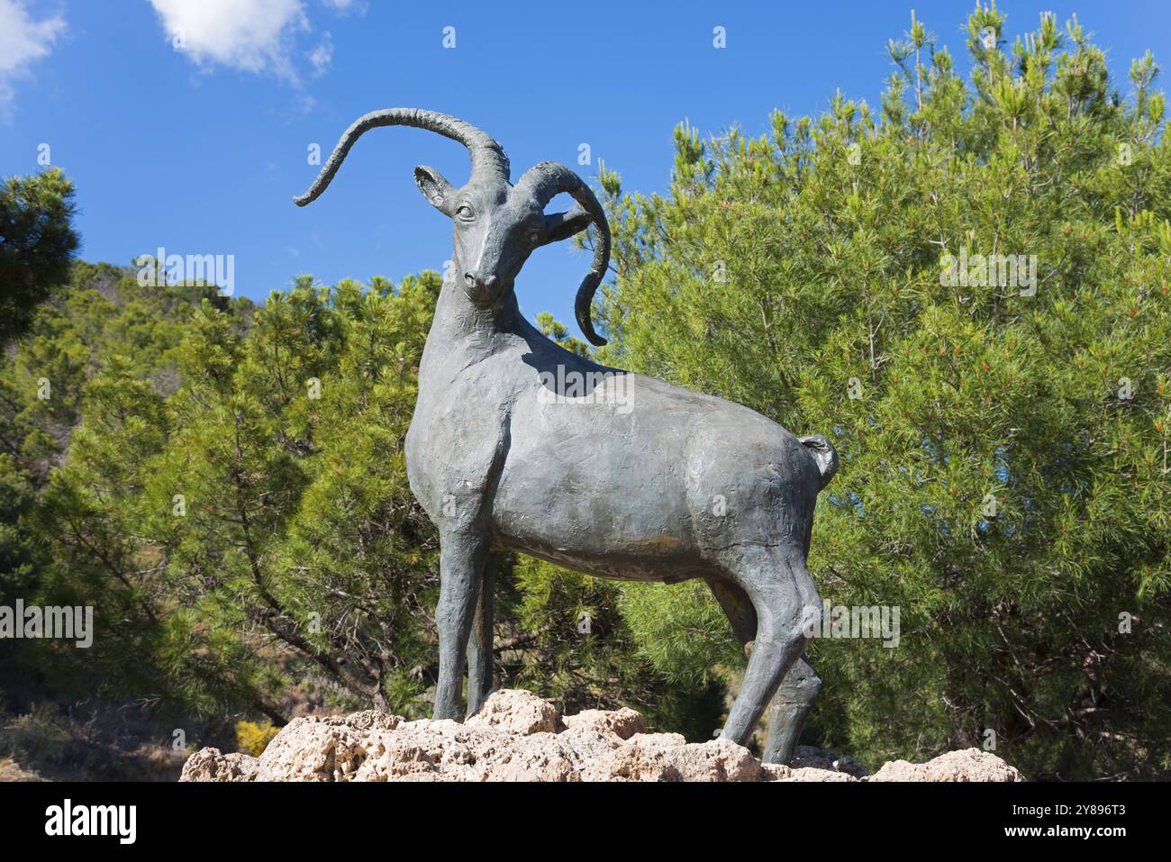 Bronze figures of ibexes hi-res stock photography and images - Alamy