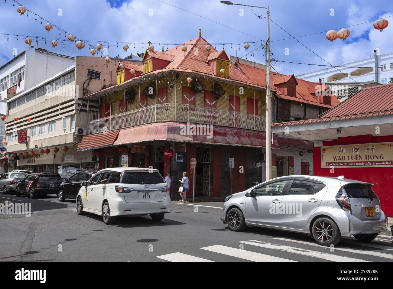 Chinatown, Port louis, Indian Ocean, Island, Mauritius, Africa Stock ...