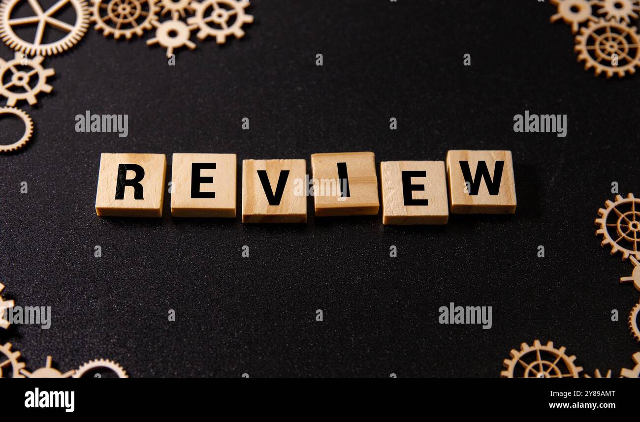 Preview or review symbol. Turned the cube and changed the word 'preview ...