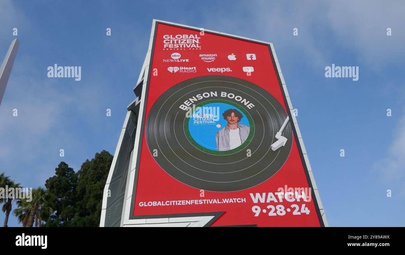 Los Angeles, California, USA 24th September 2024 Benson Boone Global ...