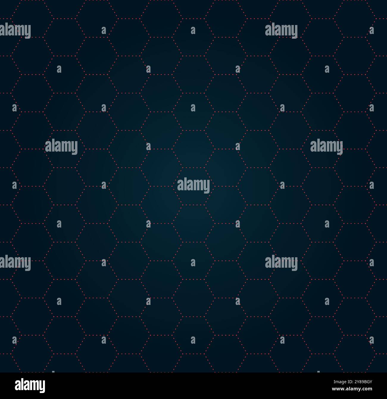 VR HUD futuristic interface hexagons grid. Hexagonal linear head up ...