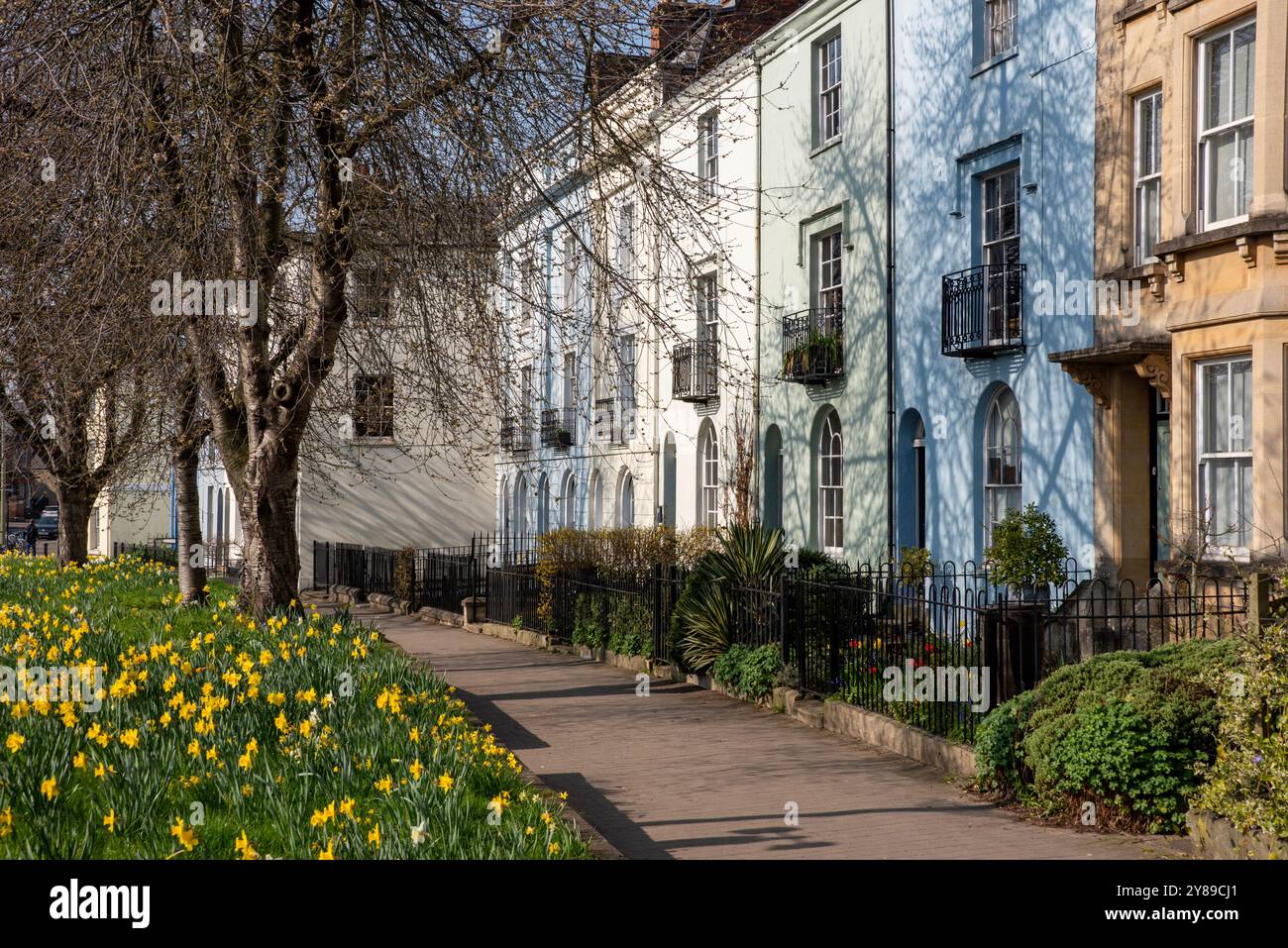 Victorian houses on London Place, Oxford Stock Photo - Alamy