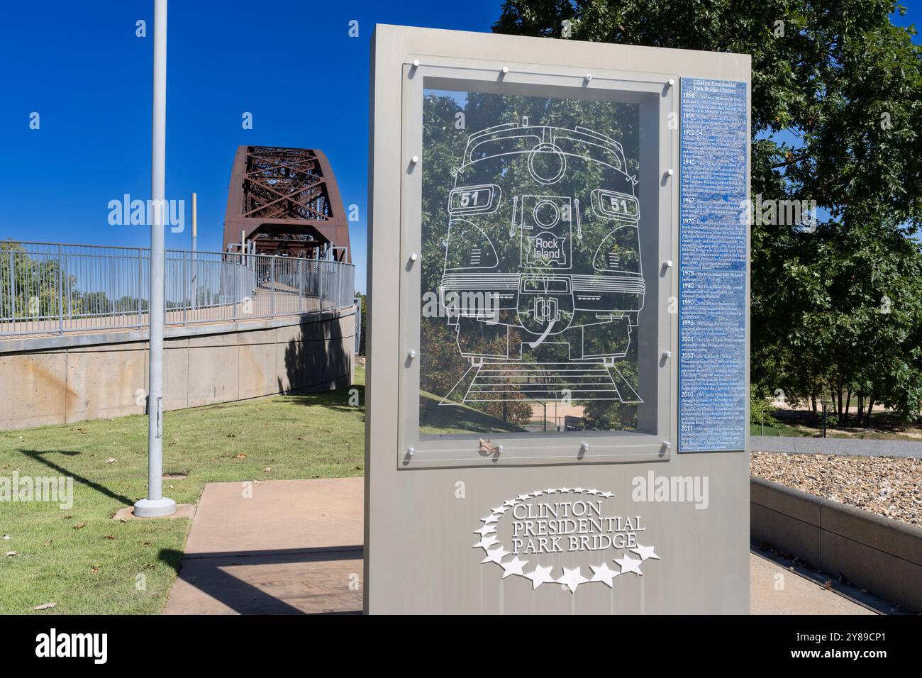 The William Jefferson Clinton Library and Museum in Little Rock ...