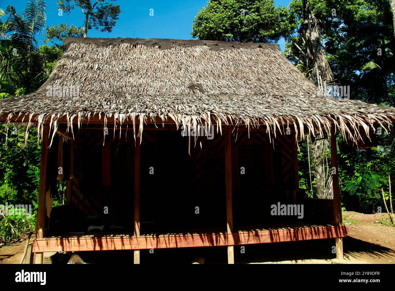 Traditional house, Baduy Indonesia Stock Photo - Alamy