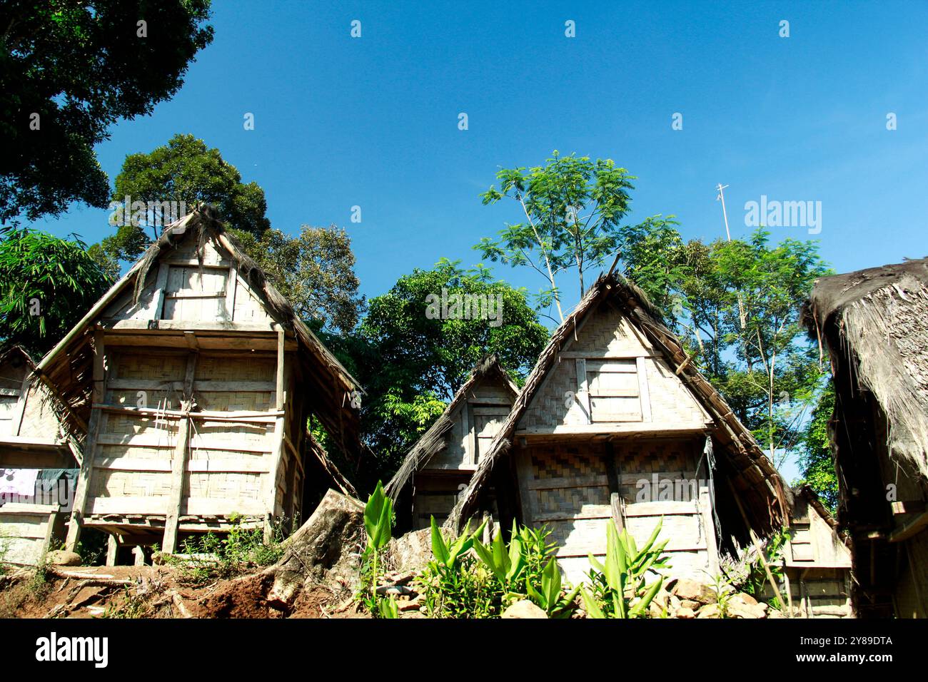 Traditional rice storage used by Baduy people in West Java Stock Photo ...