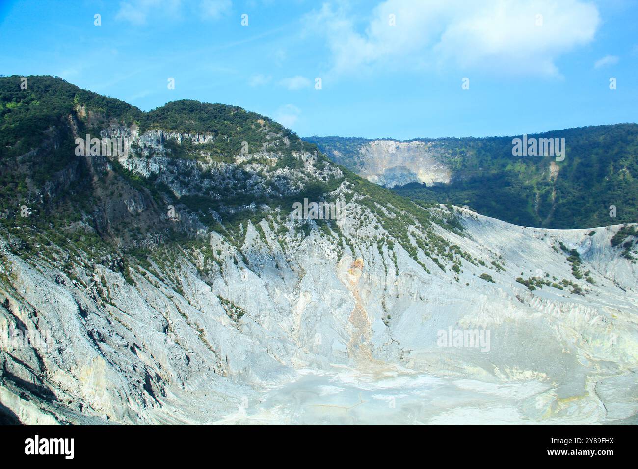 crater of tangkuban perahu west java indonesia Stock Photo - Alamy