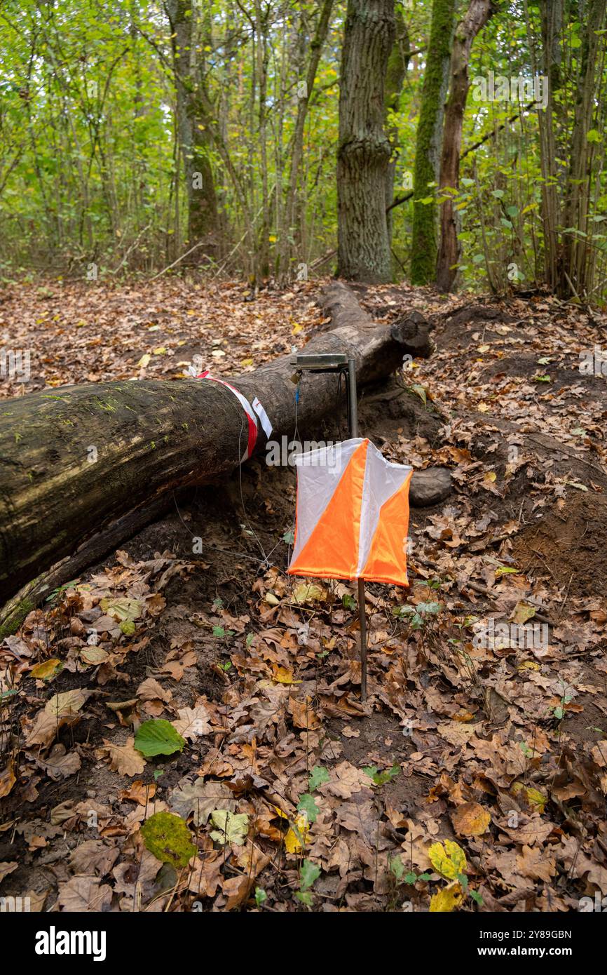 Orienteering. Control point Prism and electric composter for ...