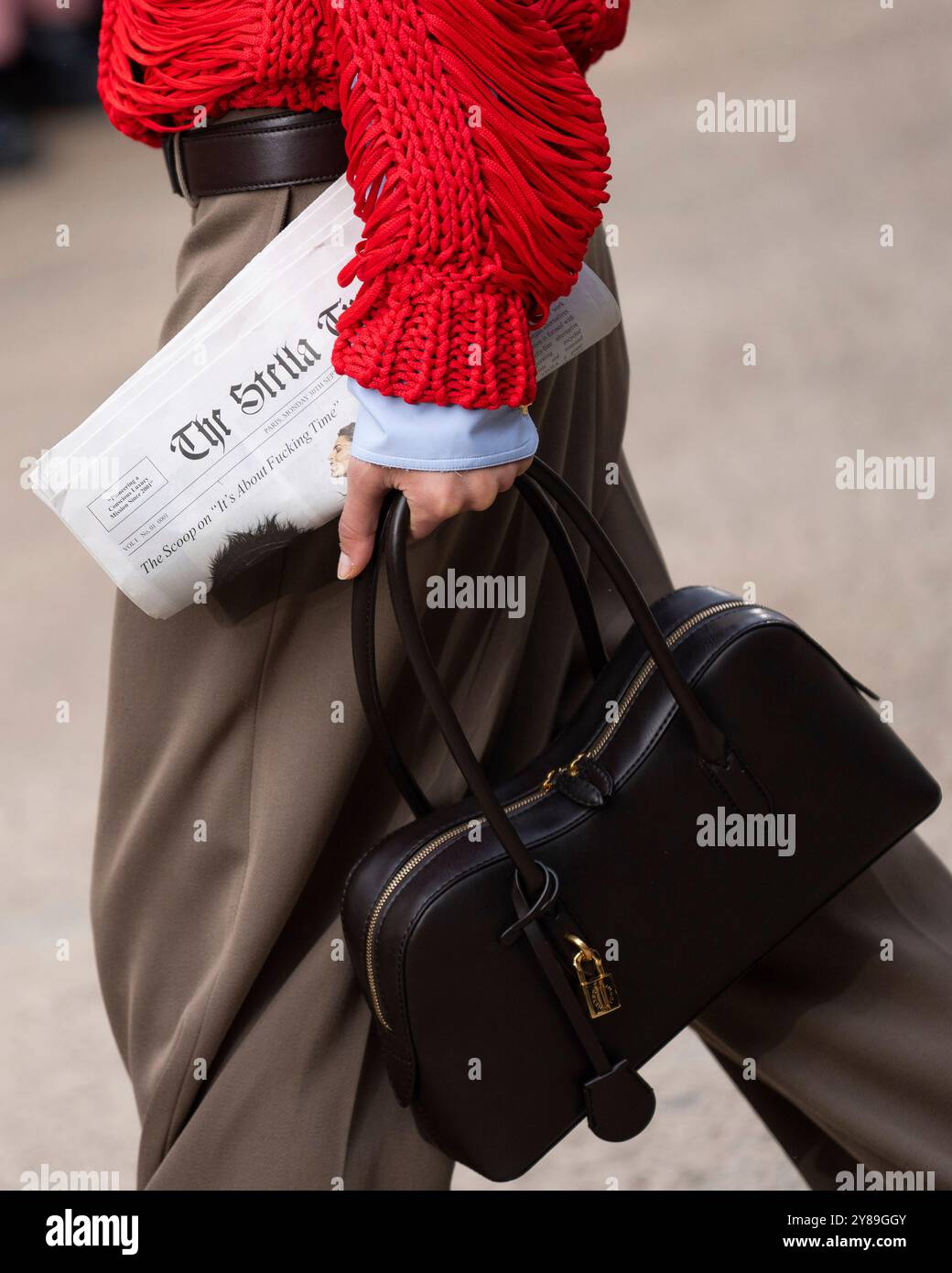 A model wears a creation as part of the Stella McCartney Spring/Summer ...