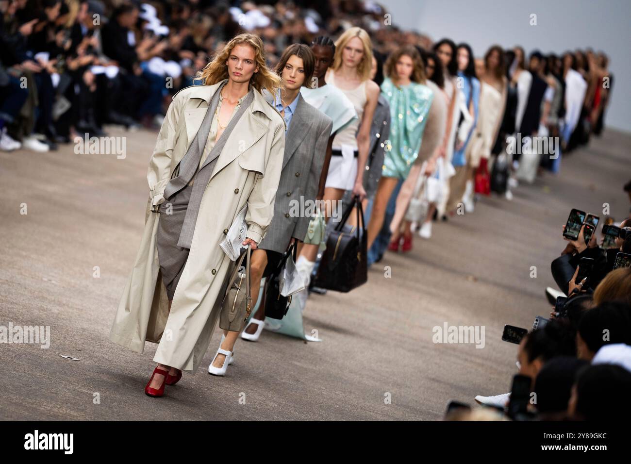 Models wear creations as part of the Stella McCartney Spring/Summer ...