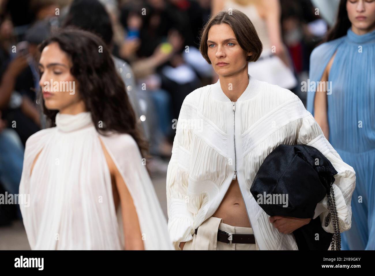 Models wear creations as part of the Stella McCartney Spring/Summer ...