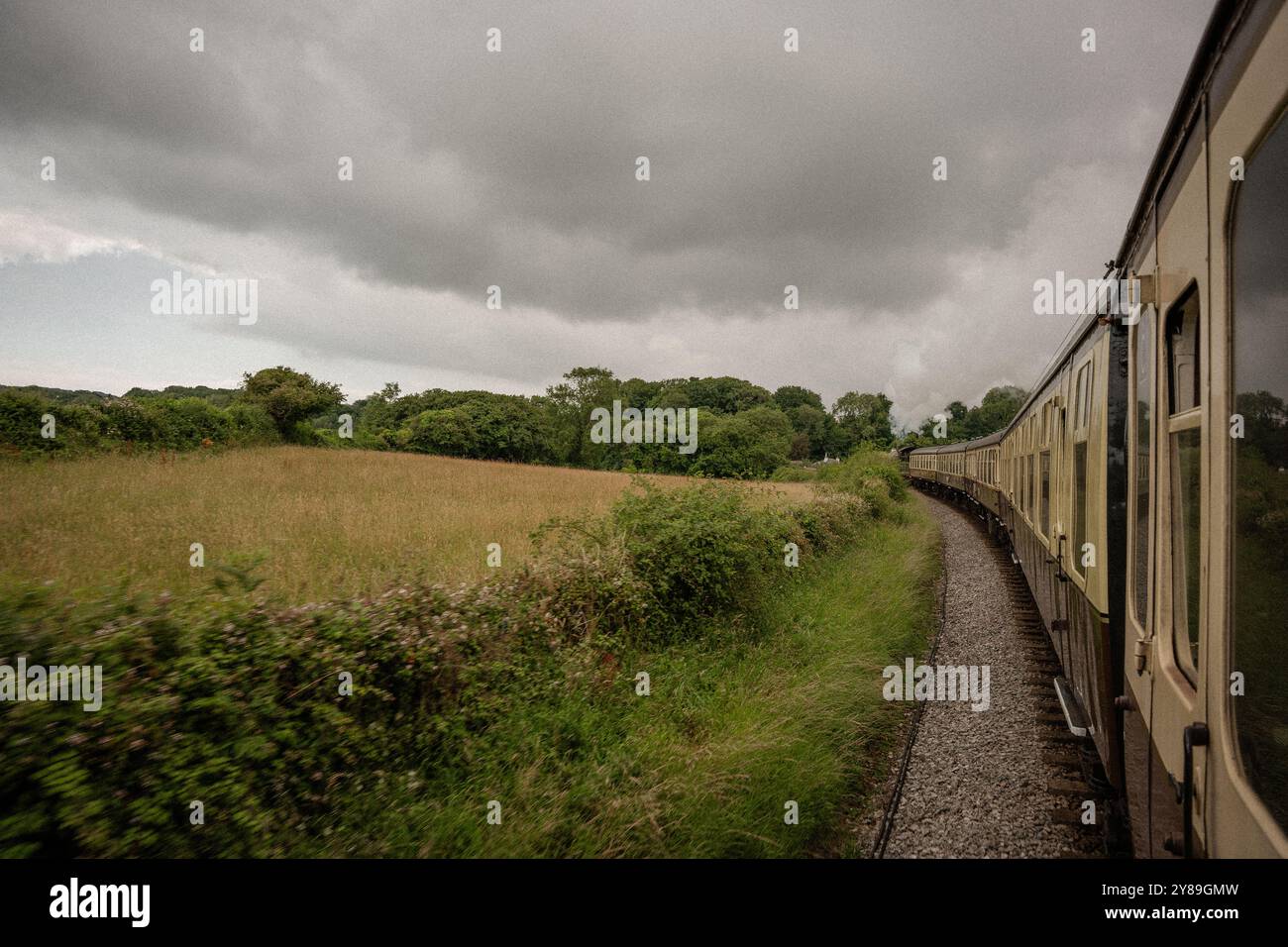 Dartmouth Steam Railway Devon Stock Photo - Alamy