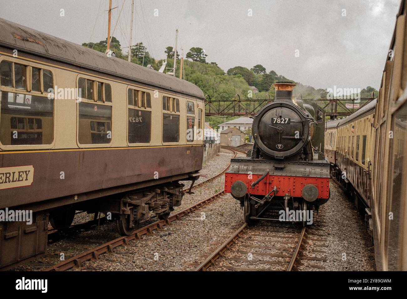 Dartmouth Steam Railway Devon Stock Photo - Alamy