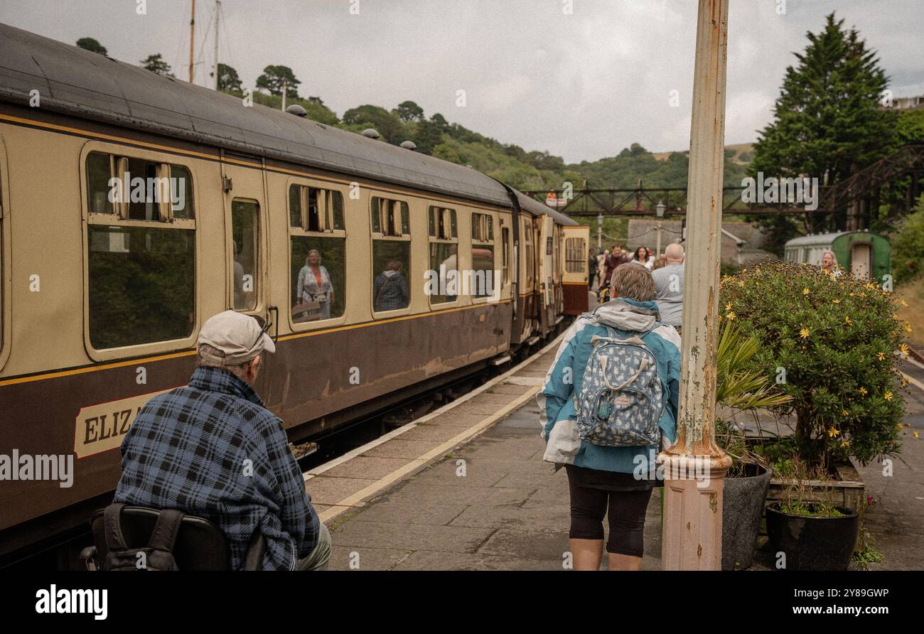 Dartmouth Steam Railway Devon Stock Photo - Alamy