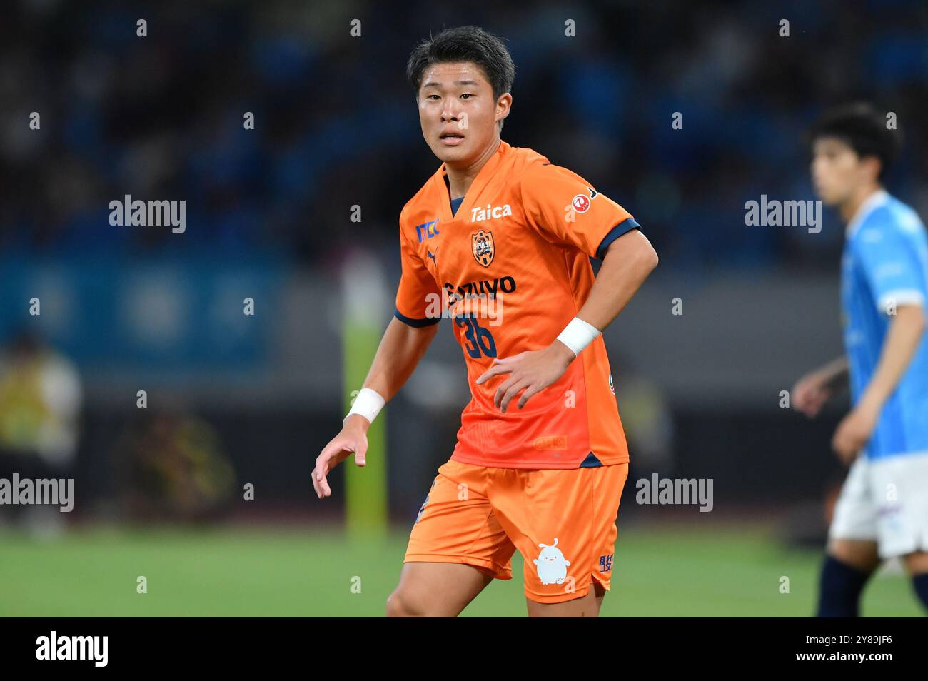 Tokyo, Japan. 28th Sep, 2024. Shimizu S-Pulse's Zento Uno during the 2024 J2 League match ...