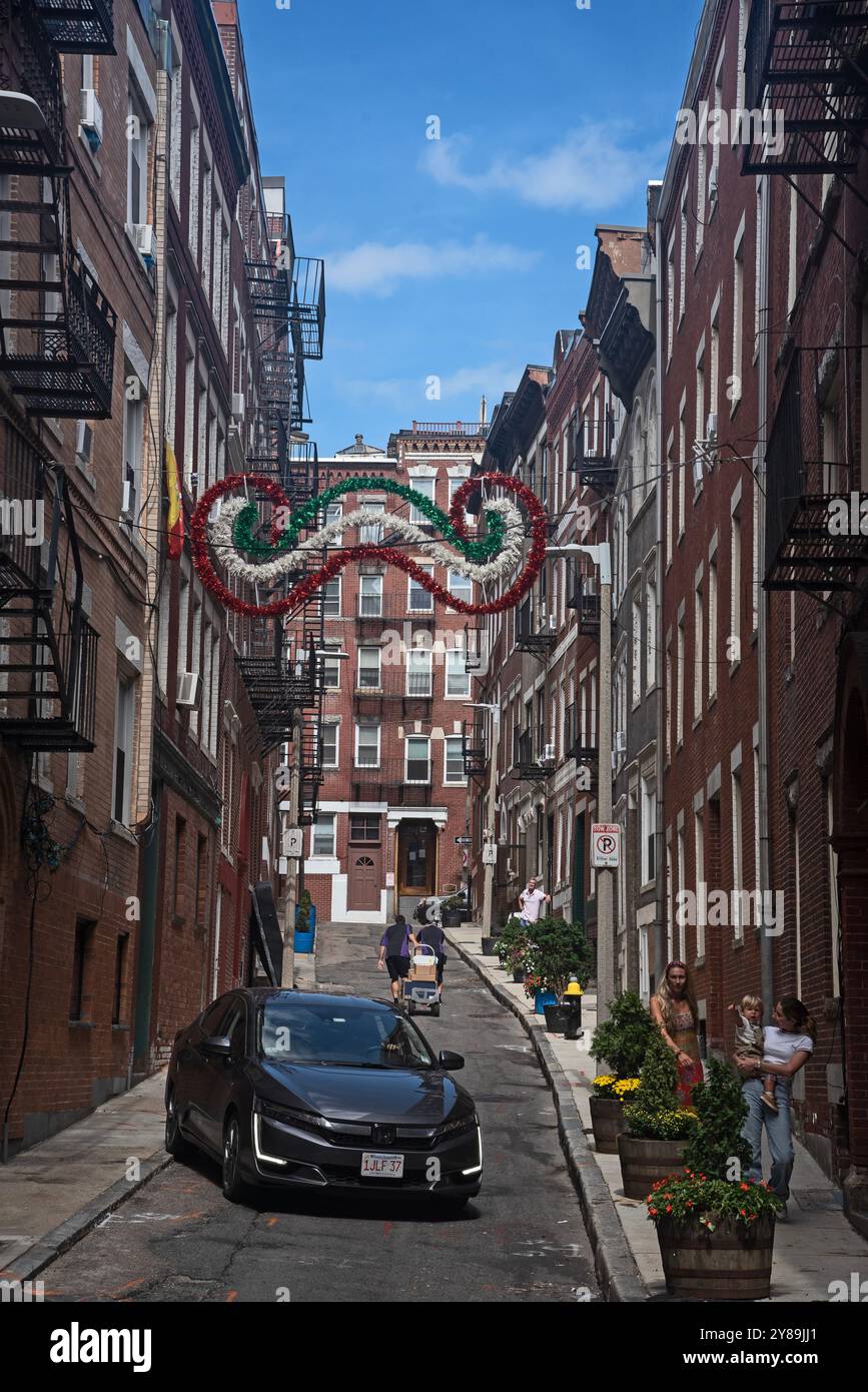 North End, Little Italy,.Boston, Massachusetts, USA.Boston ...