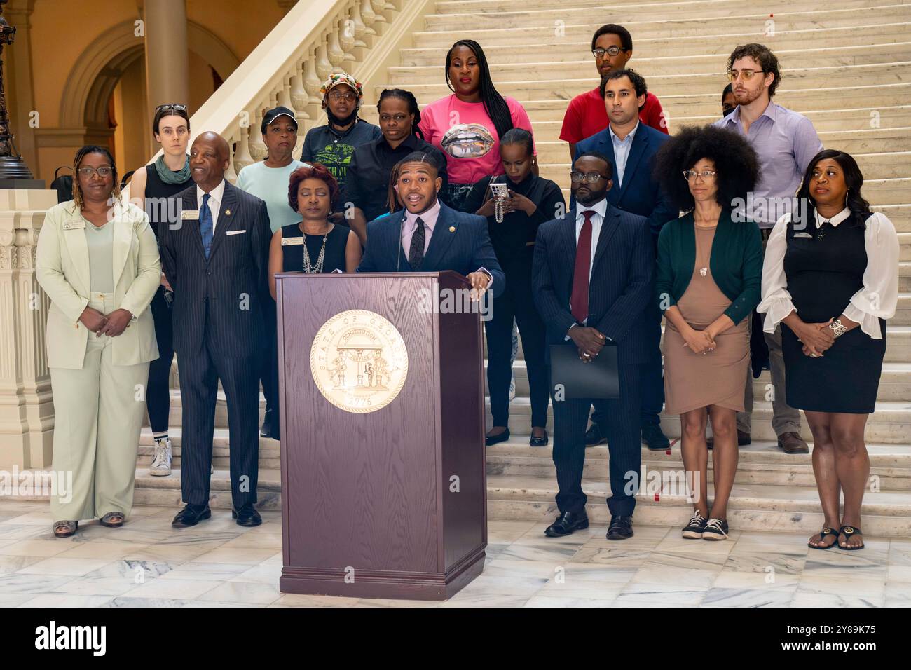 Atlanta, Georgia, USA. 3rd Oct, 2024. After a chemical fire in Conyers ...