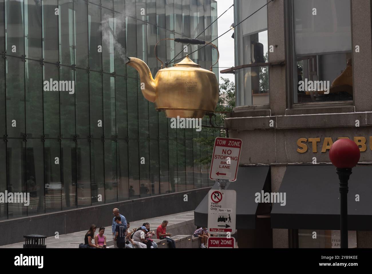Giant Tea Kettle. Boston, Massachusetts, USA Stock Photo - Alamy