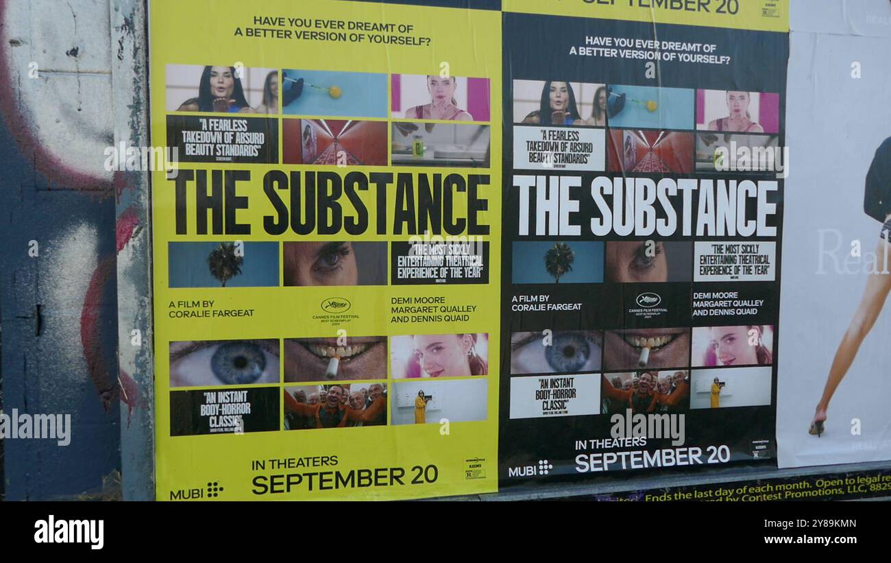 Los Angeles, California, USA 1st October 2024 Demi Moore The Substance ...