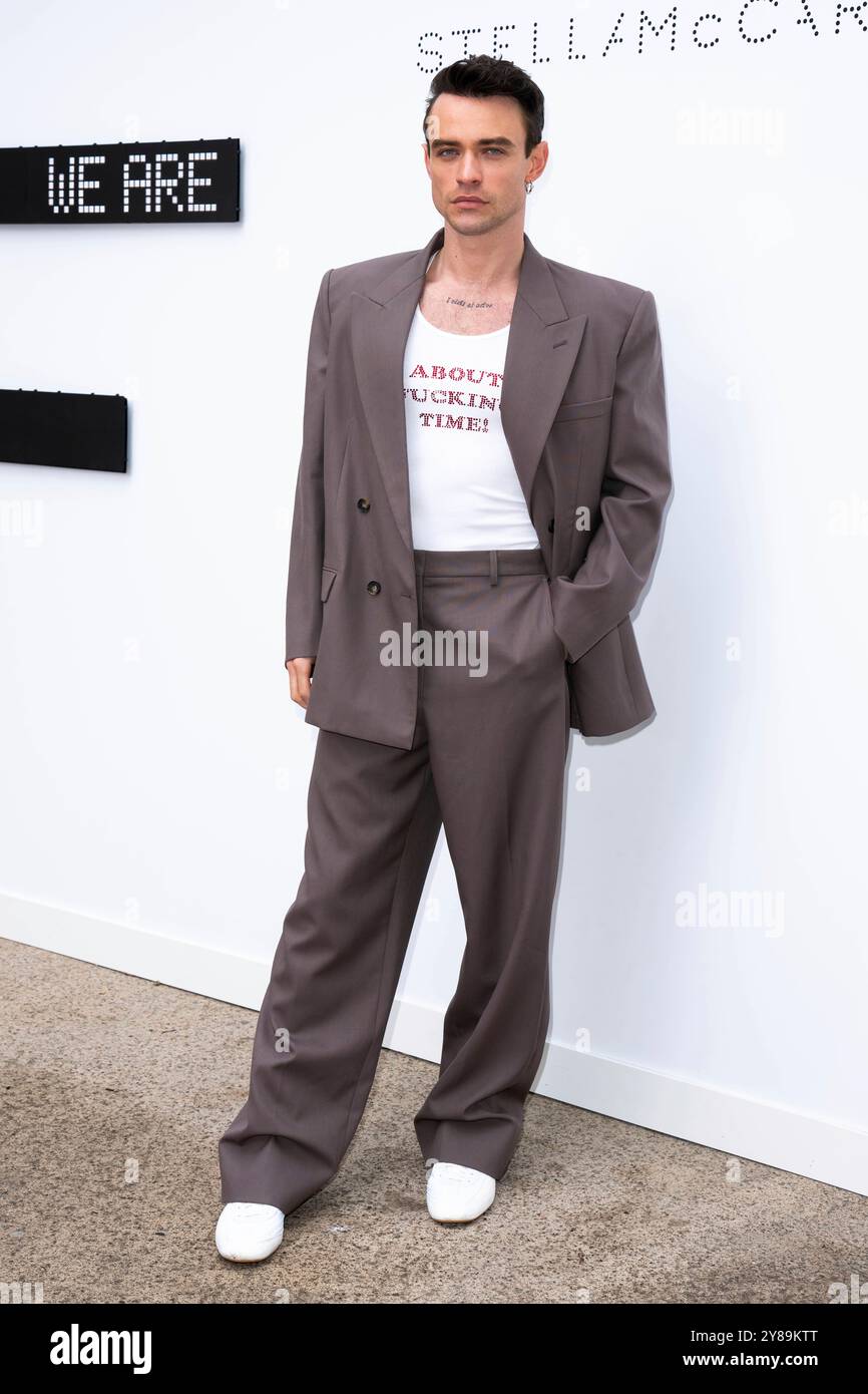 Thomas Doherty attends the Stella McCartney Spring/Summer 2025 ...