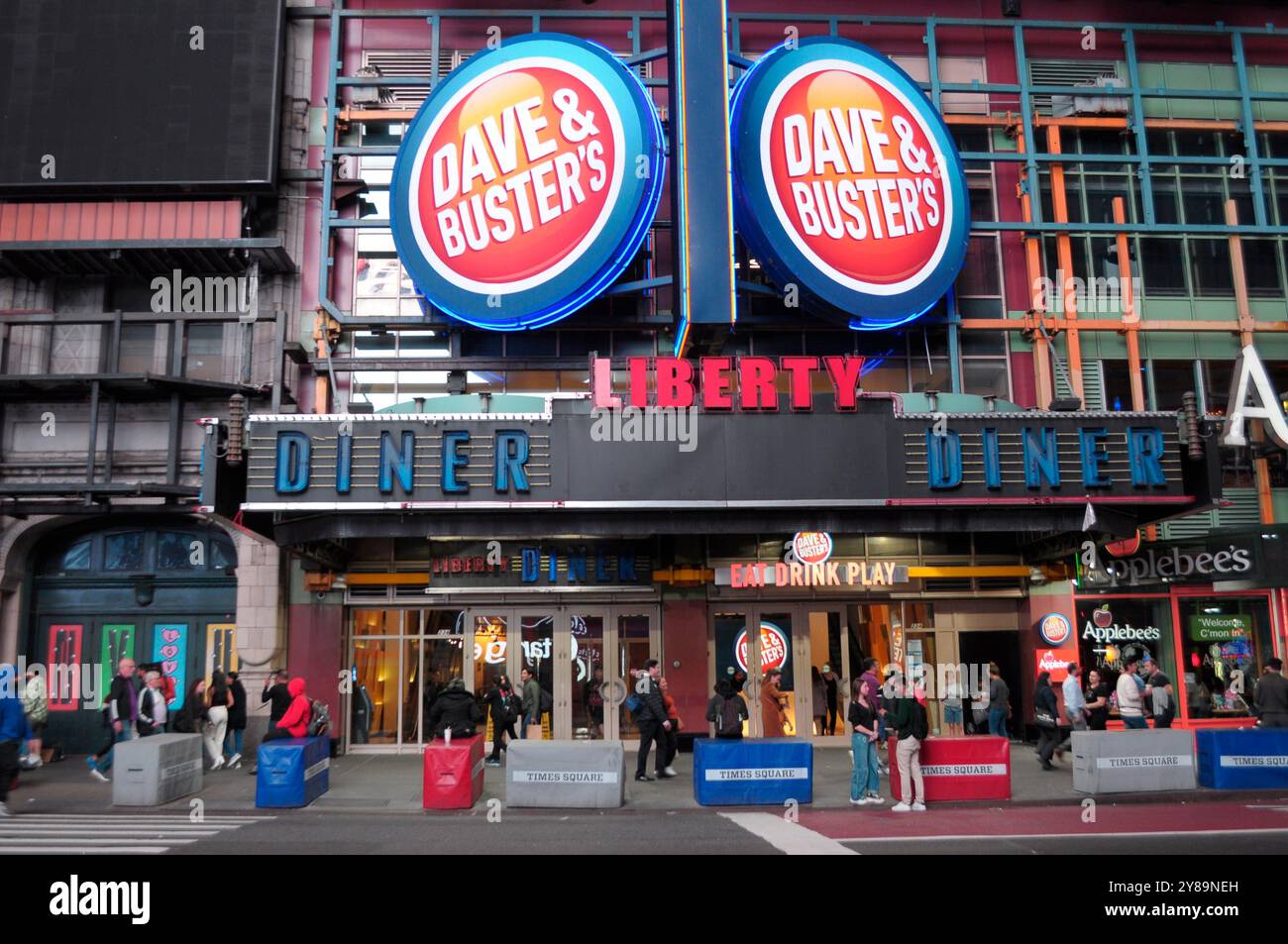 New York, United States. 02nd Oct, 2024. A Dave & Buster's is seen on ...