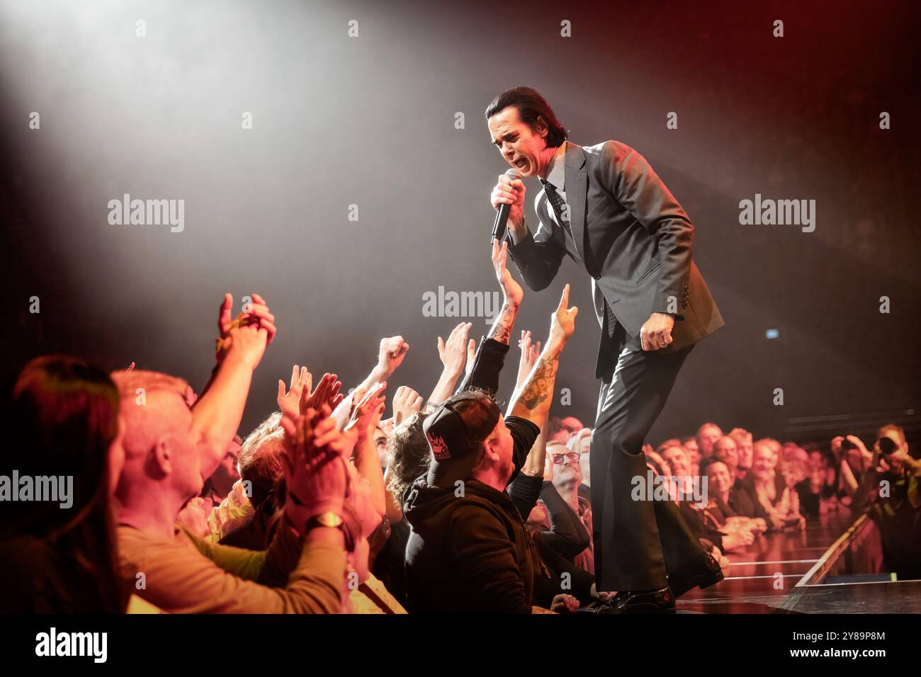 Oslo, Norway. 02th, October 2024. Nick Cave & the Bad Seeds perform a ...