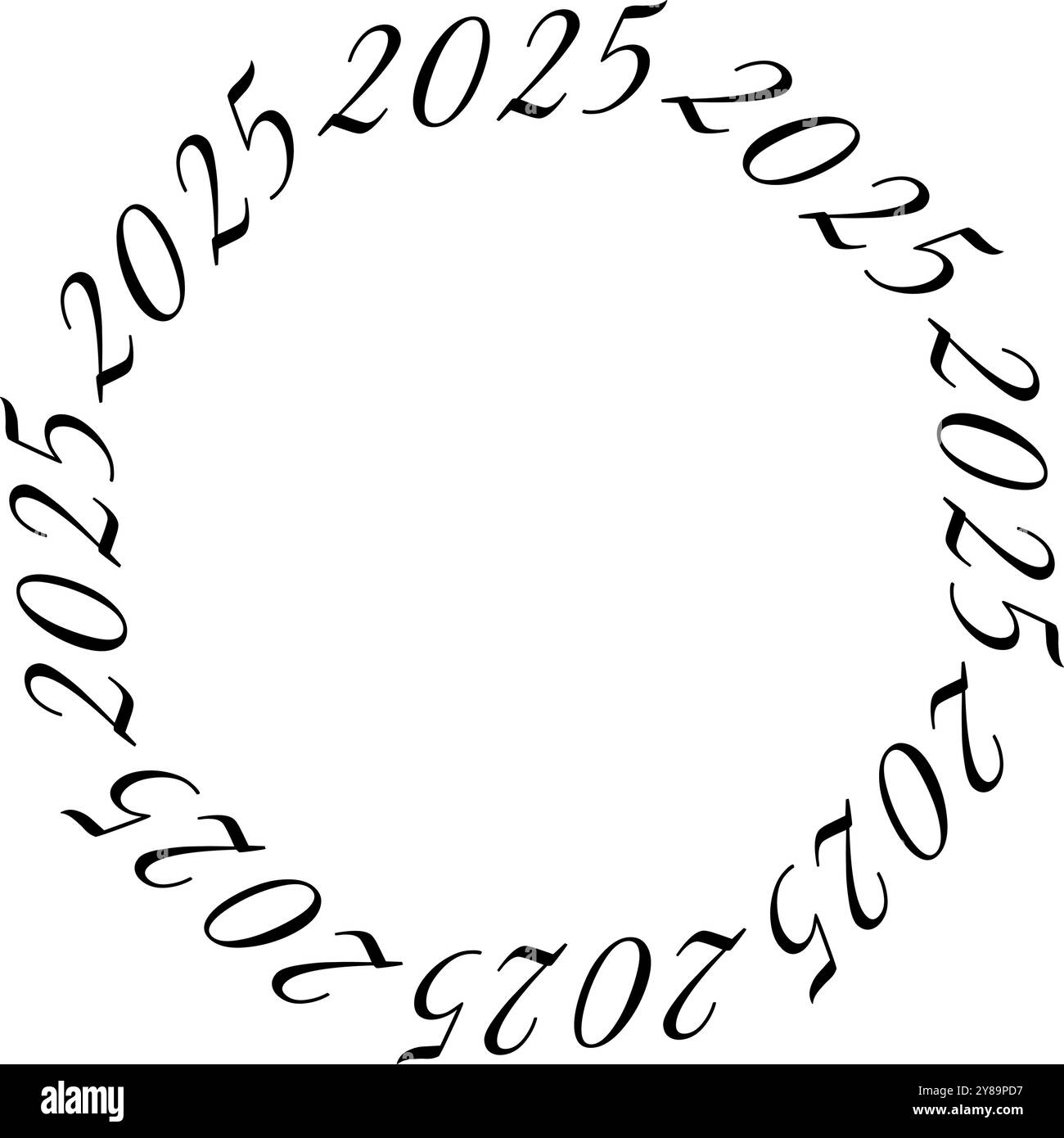 2025 numbers Seamless pattern. New Year greeting Background texture in ...
