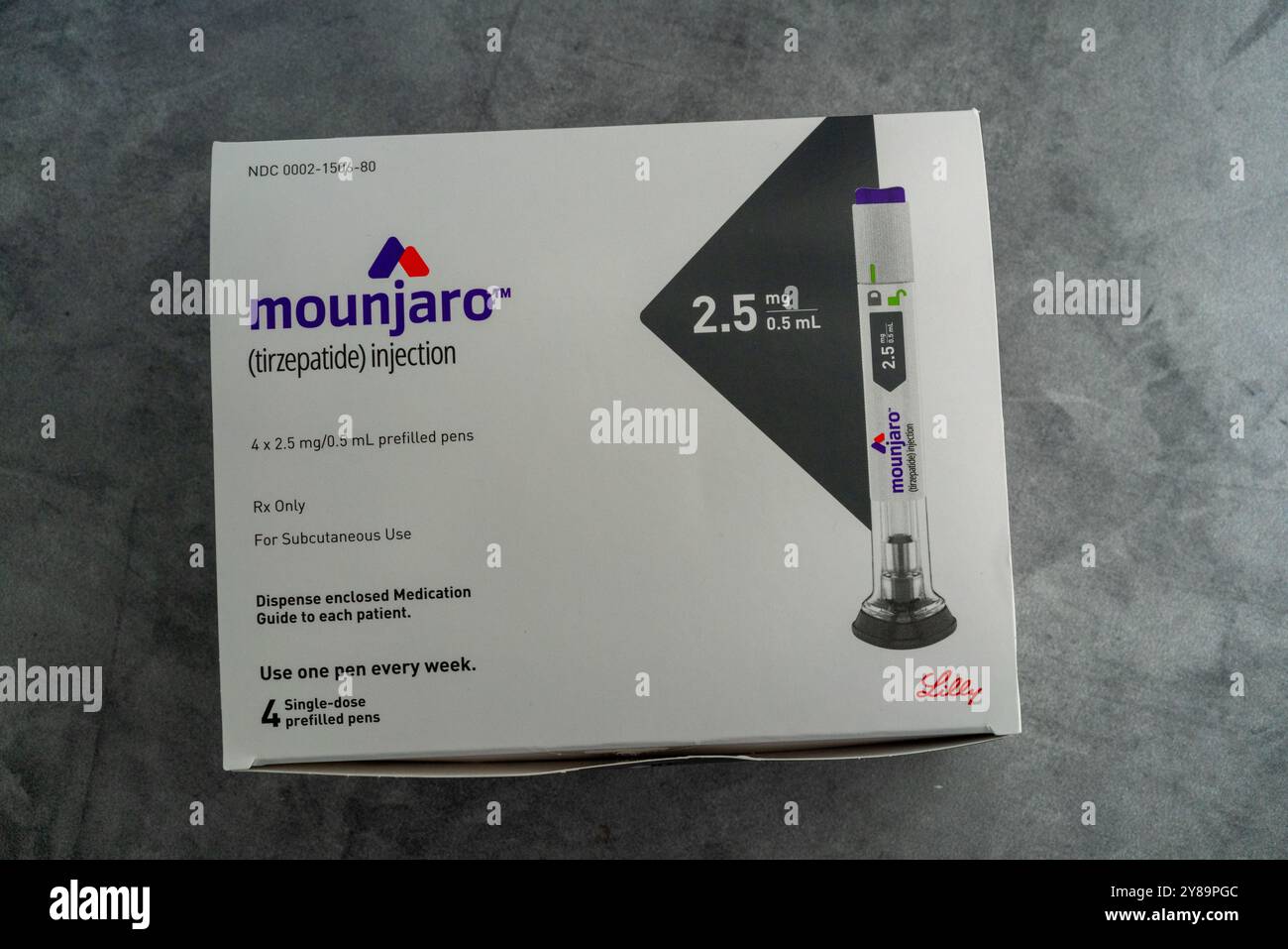 Mounjaro, an injectable medicine used to treat Type 2 diabetes and as a ...
