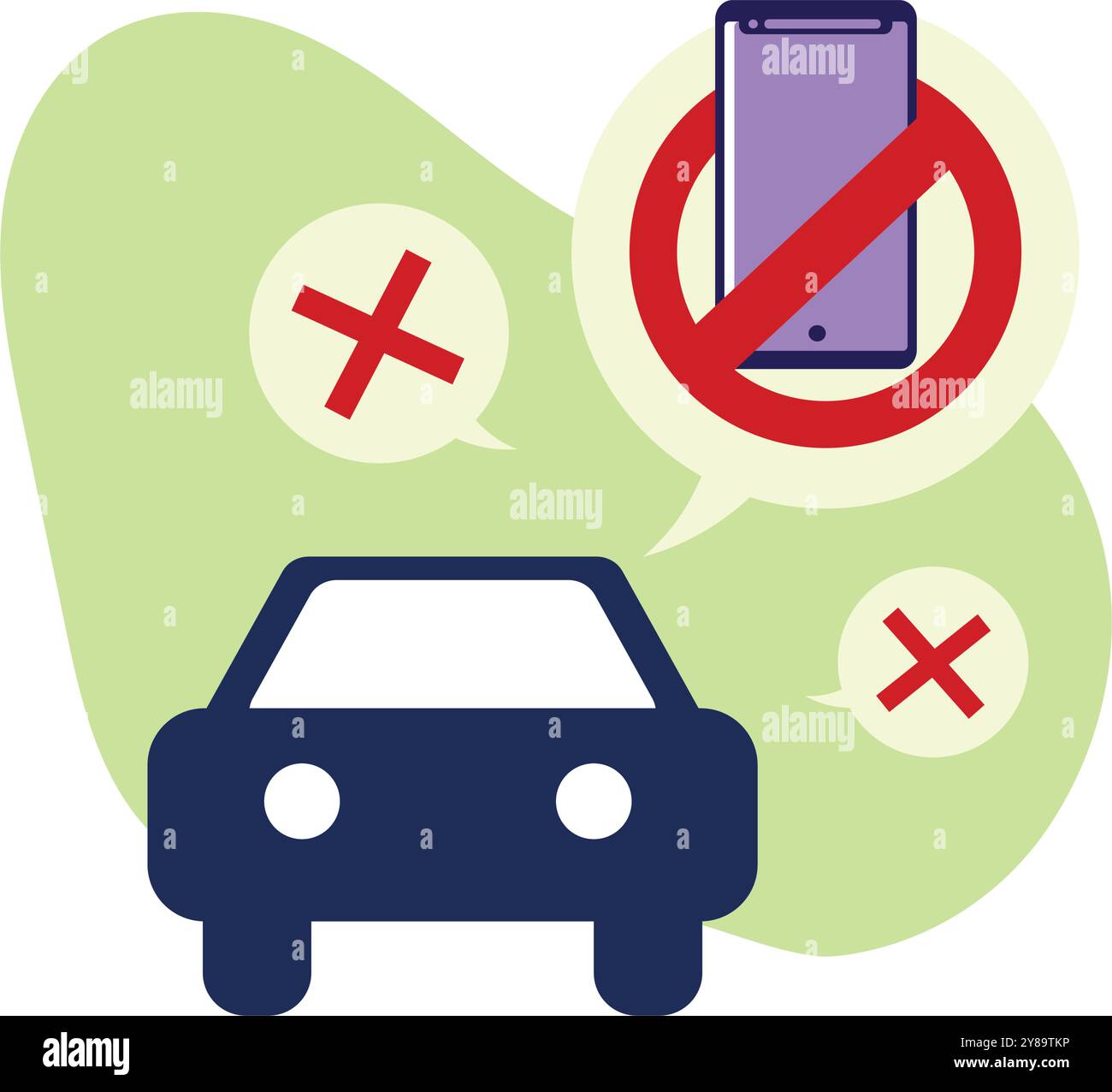no driving and phone using Stock Vector Image & Art - Alamy