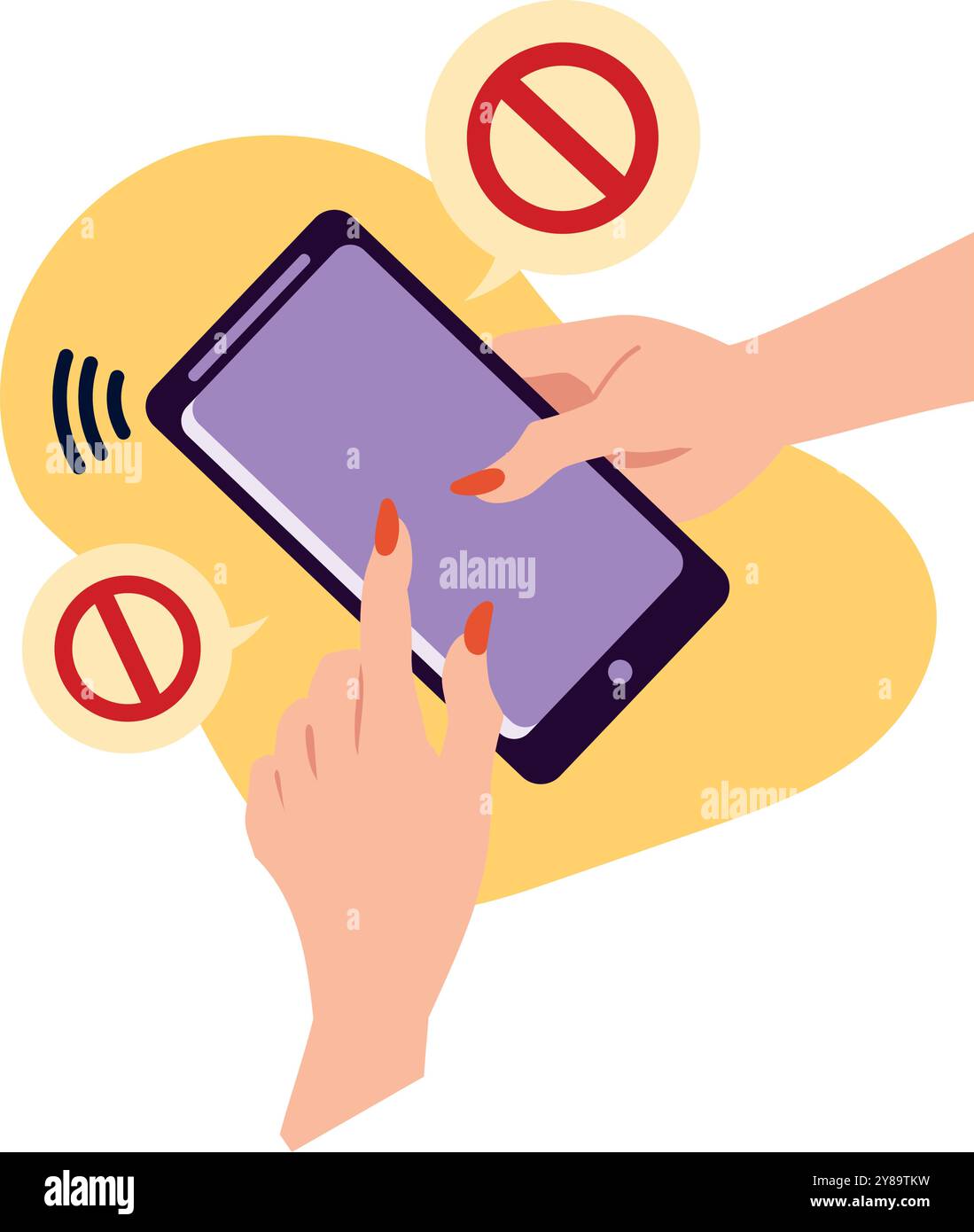 dont use mobile phone Stock Vector Image & Art - Alamy