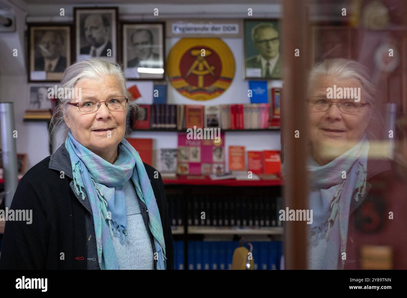 30 September 2024, Brandenburg, Perleberg: Museum director Gisela ...