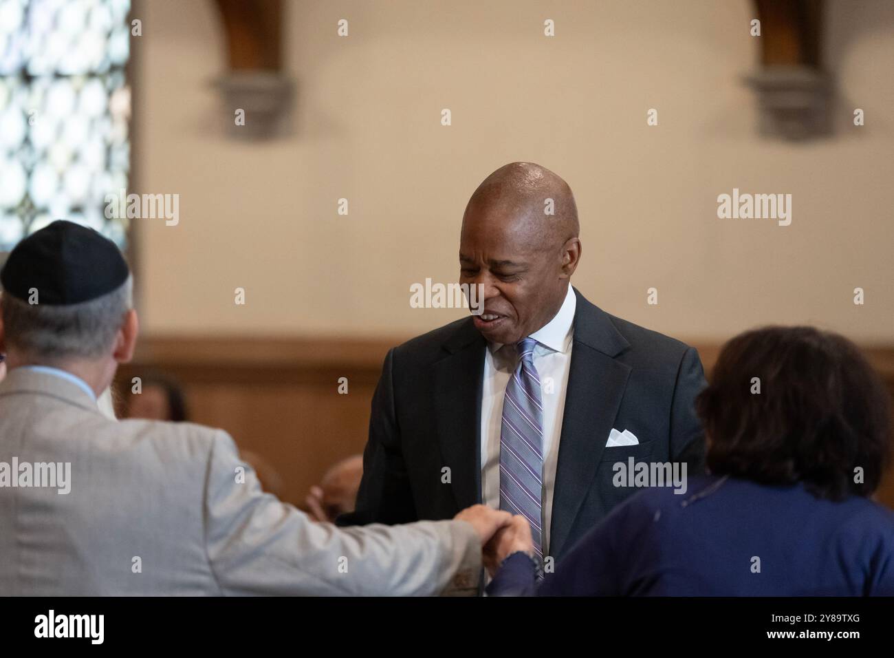 New York, NY, USA, 3 October, 2024: Mayor Eric Adams attends Rosh ...