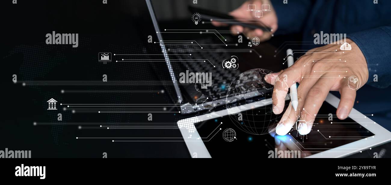 Data anlytics, AI and database management technology. IT specilist ...