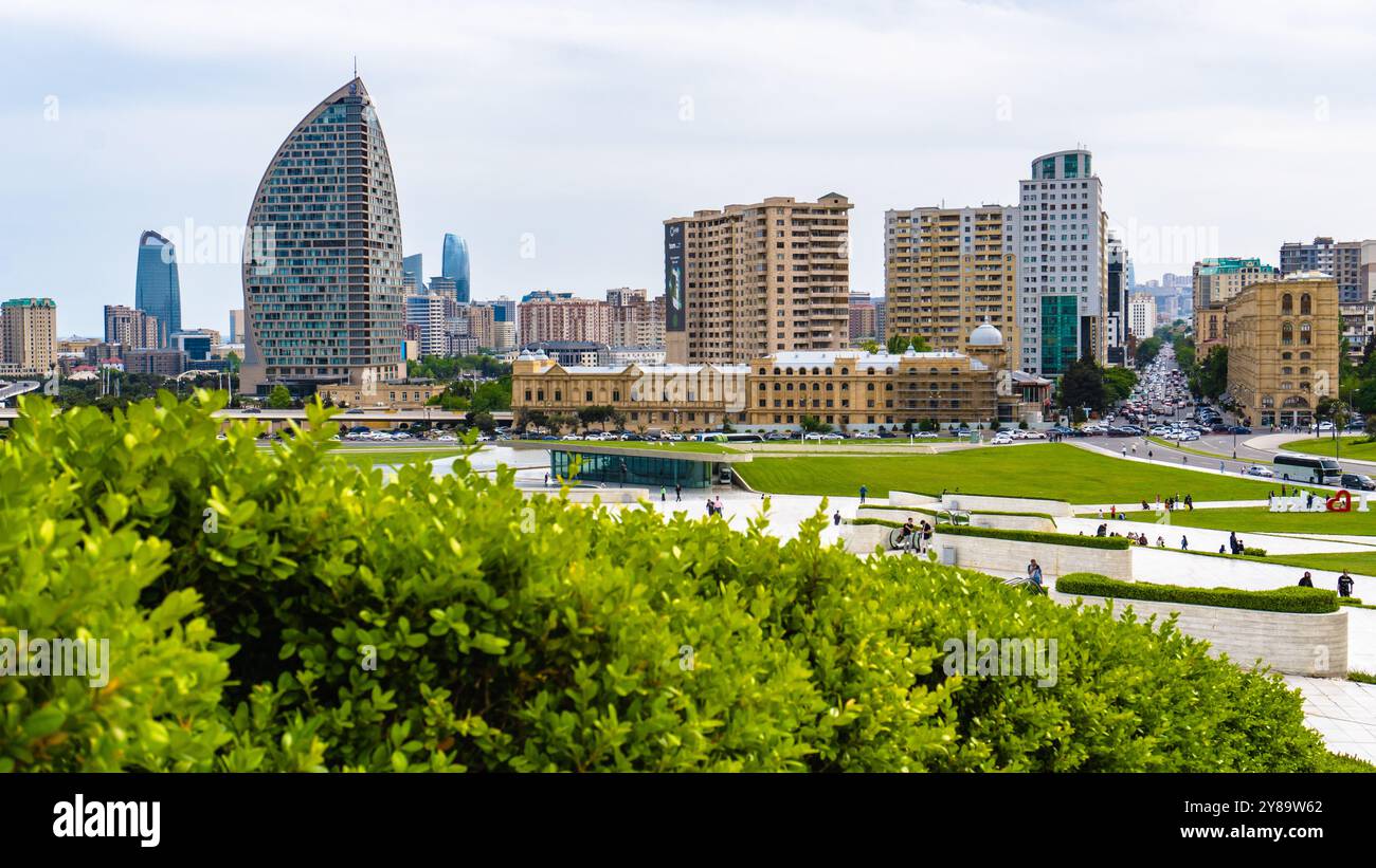 A Very Beautiful Cityscape. Baku, Azerbaijan Stock Photo - Alamy
